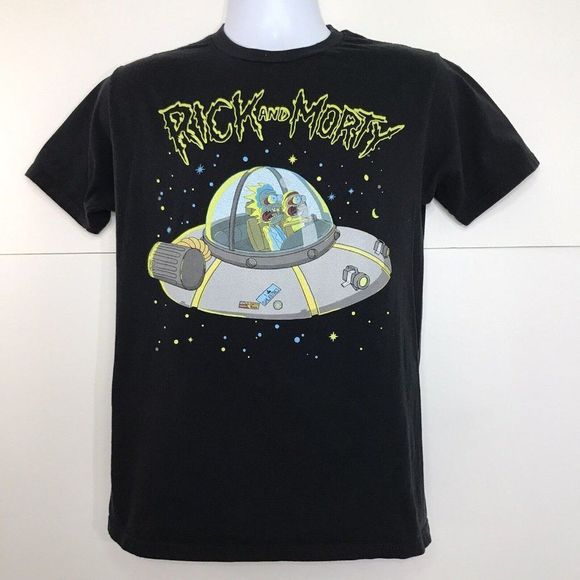 Rick And Morty Shop | Shirts | Rickand Morty Ufo Space Ship Cartoon ...